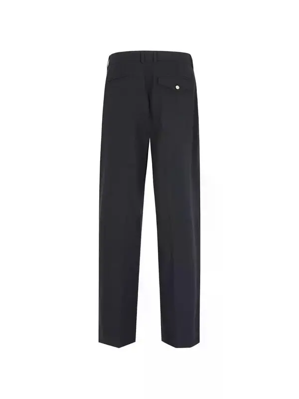 THESTROY Pressed Crease Flap-pocket Trousers