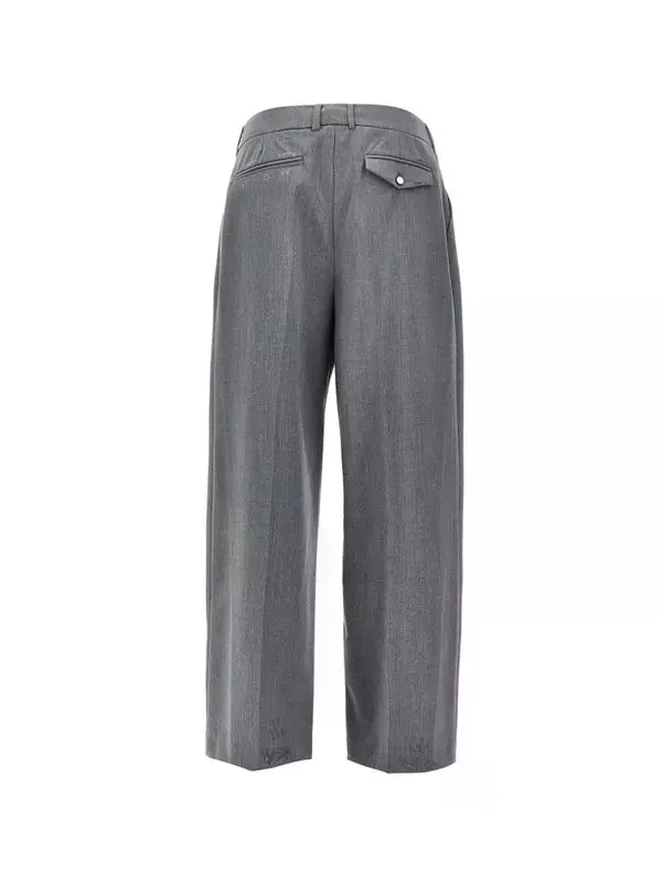 THESTROY Pleated Wide-leg Trousers