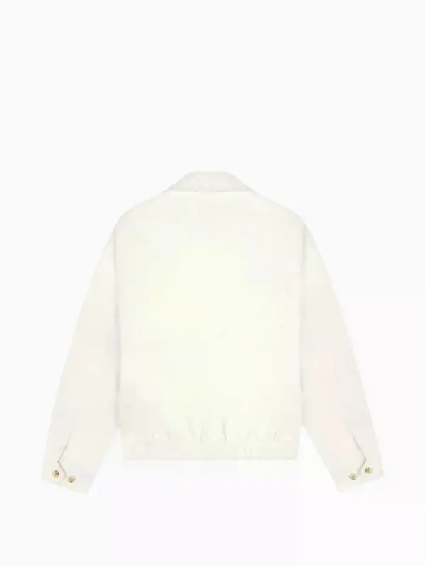 SPORTY & RICH Logo Embroidered Zip-up Jacket