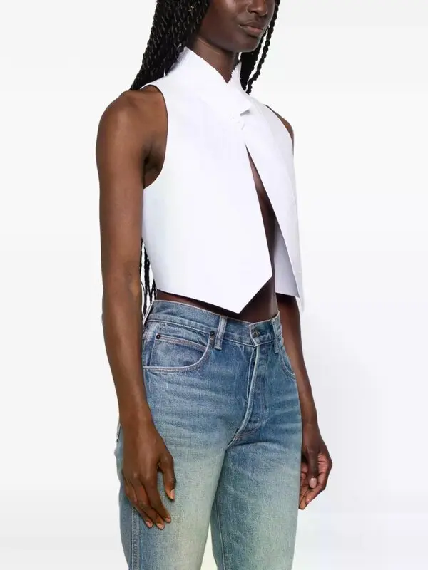 TOM FORD Button-detail Waistcoat - White