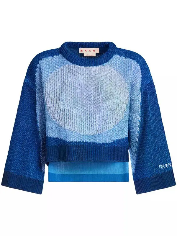 Marni Intarsia-knit Cotton Jumper