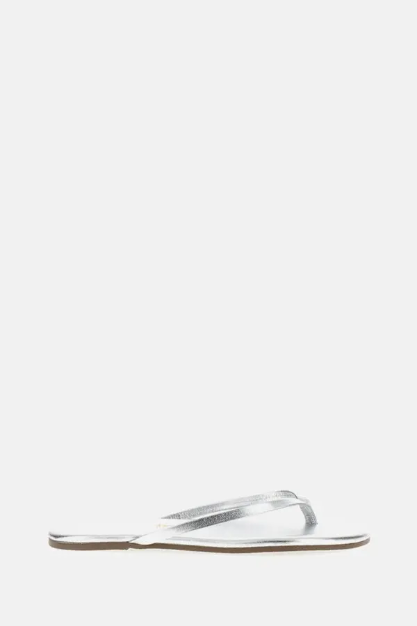 Tkees Metallic Flip Flops - Silver