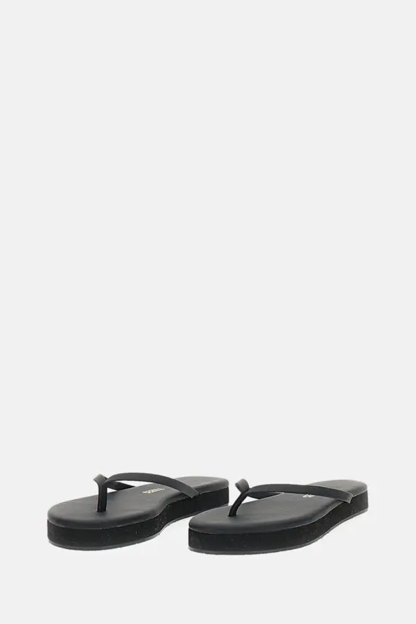Tkees Platform Thong Sandals - Black