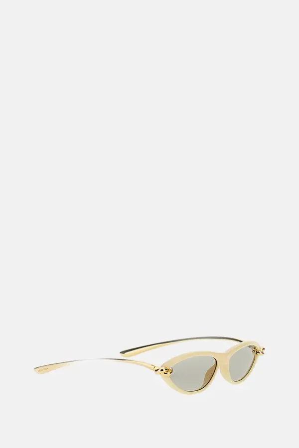 Bottega Veneta Cat-eye Sunglasses - Gold