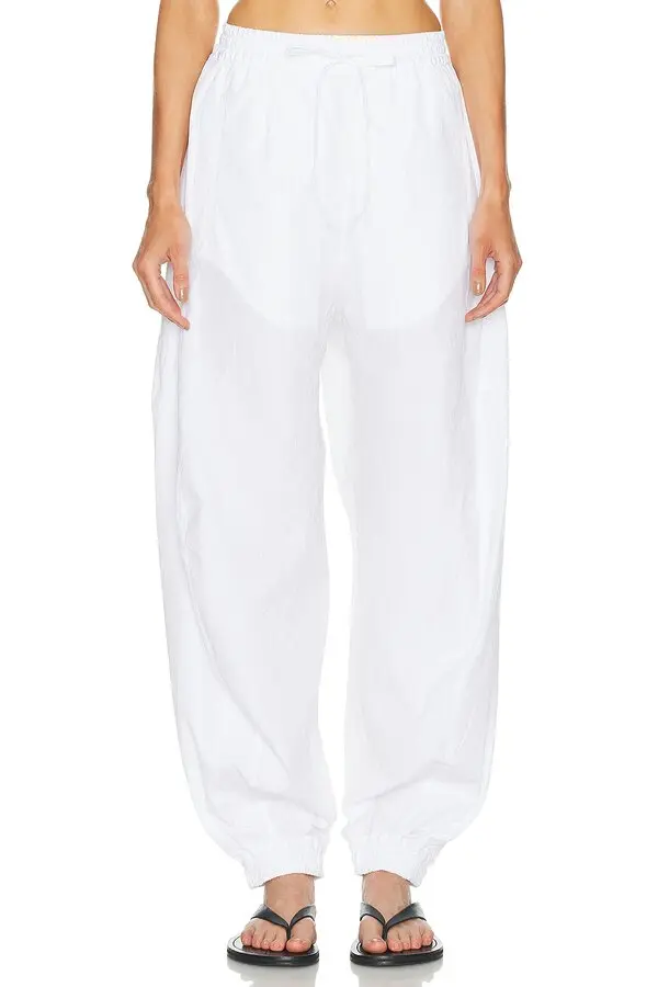 RÓHE Volume Crushed Cotton Trouser
