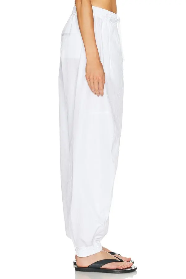 RÓHE Volume Crushed Cotton Trouser
