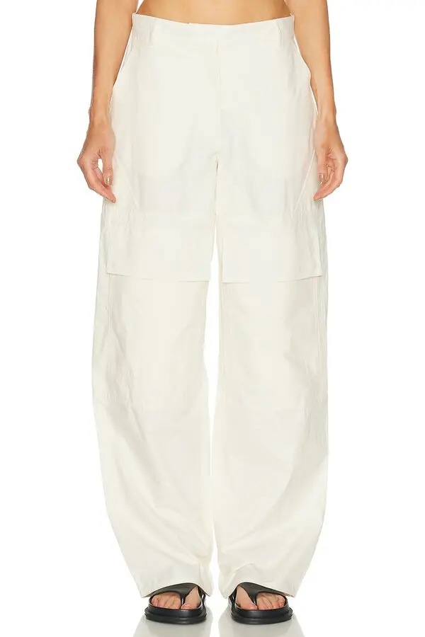 Stella McCartney Cargo Trousers Ivory