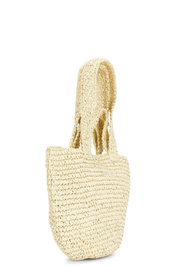 SKIMS Raffia Mini Tote Bag