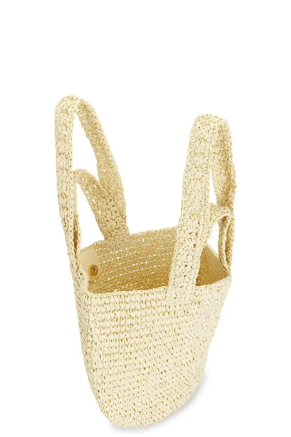 SKIMS Raffia Mini Tote Bag