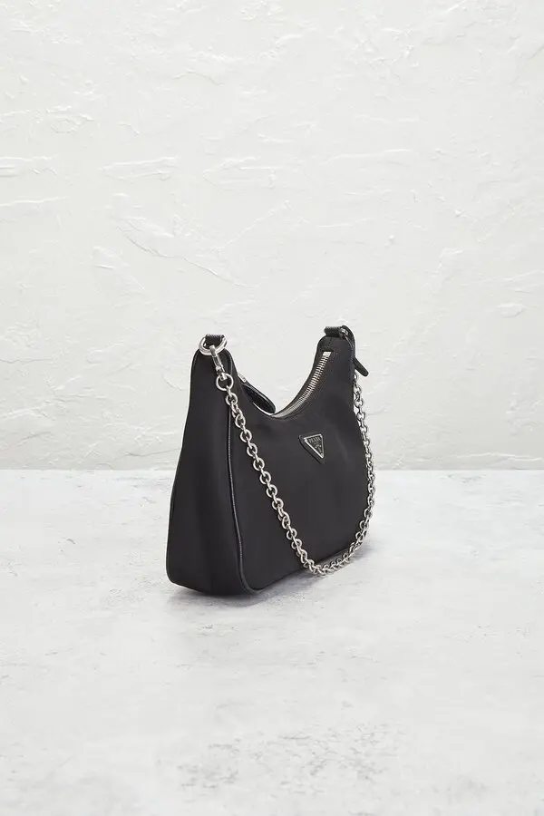 Prada Re-edition 2005 Re-nylon Shoulder Bag - Black