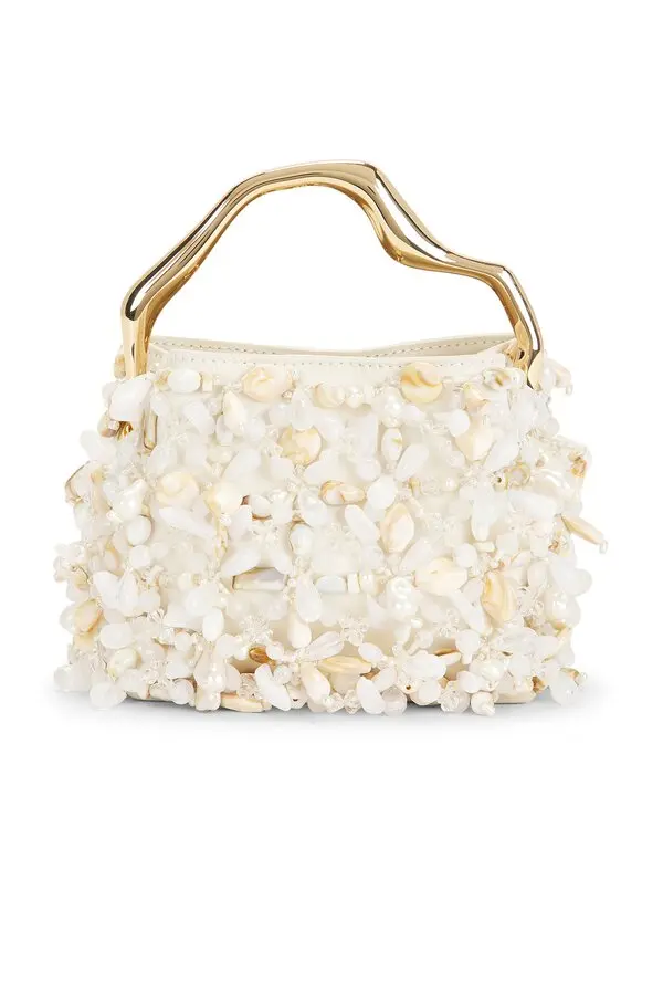 Cult Gaia Solene Mini Top Handle Bag - Off White