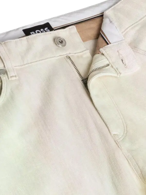 BOSS Five-pocket Brushed Denim Jeans