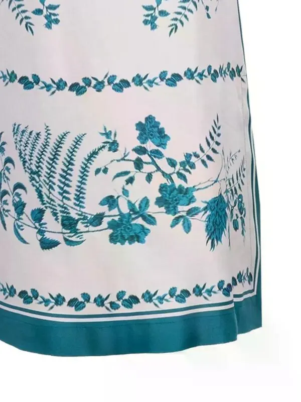 Erdem Floral-print Silk-twill Dress