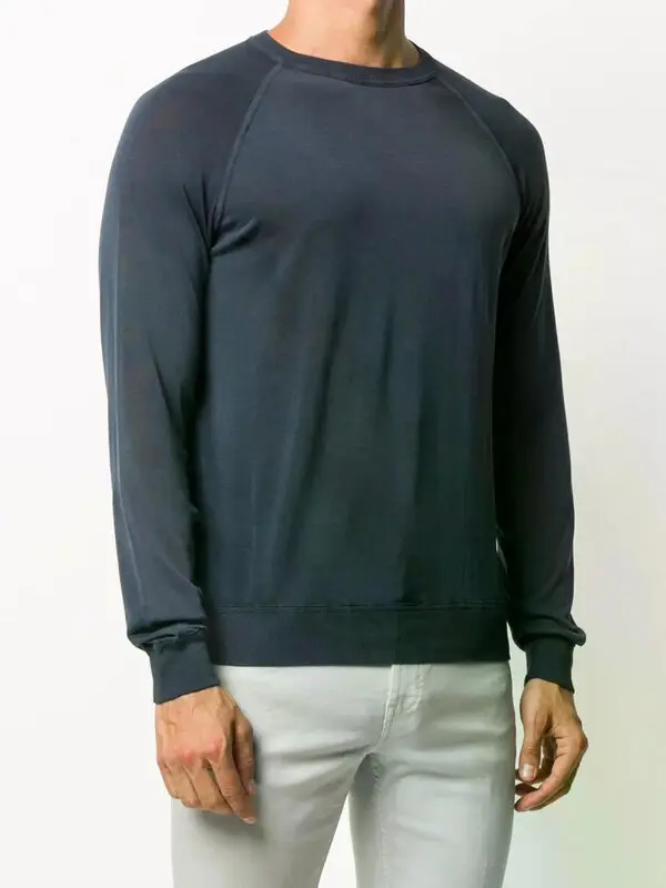 DRUMOHR Burn-out Cotton Jumper