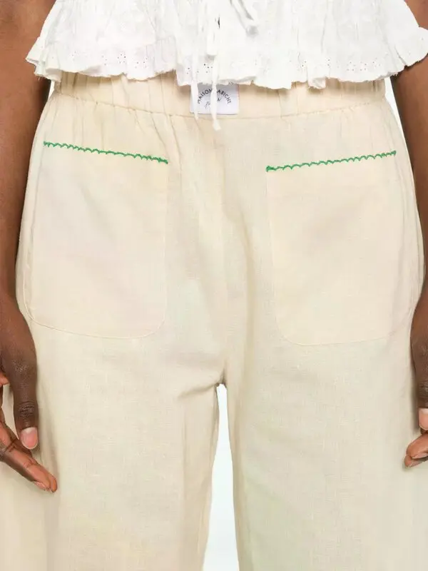 Maison Labiche Patch Pockets Trousers