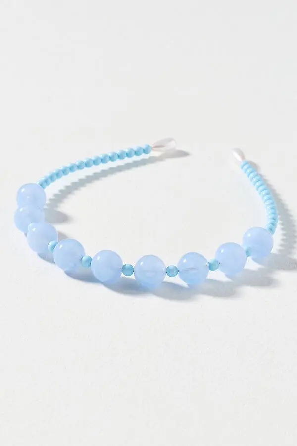 Anthropologie Mermaid Bubble Headband - Blue