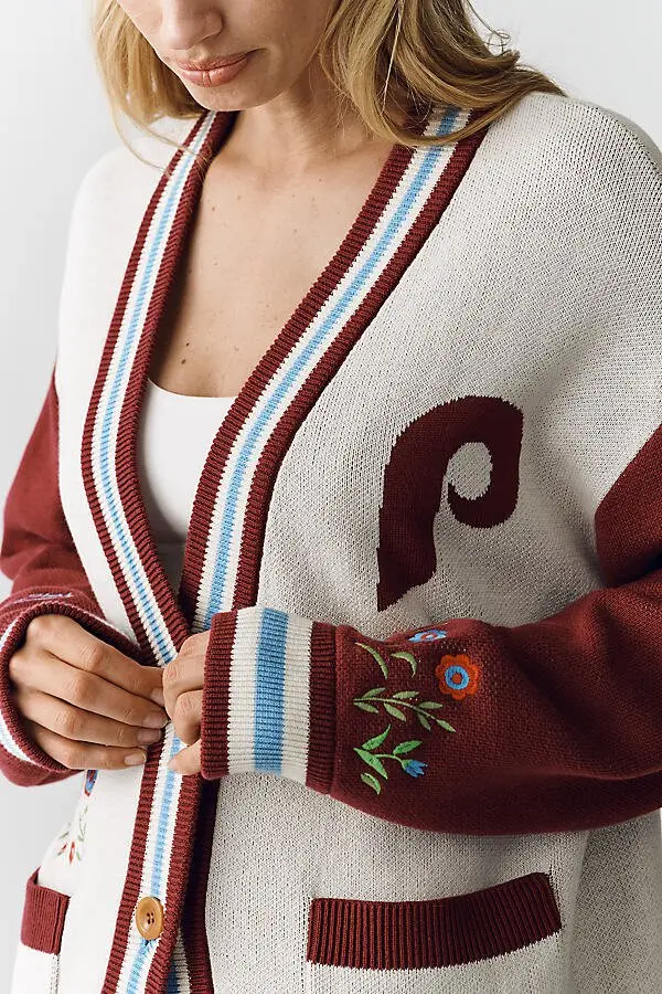 Mitchell & Ness Mlb Cardigan - Phillies