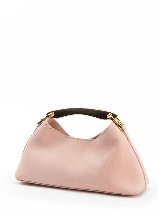 ELLEME Mini Boomerang Suede Bag - Pink