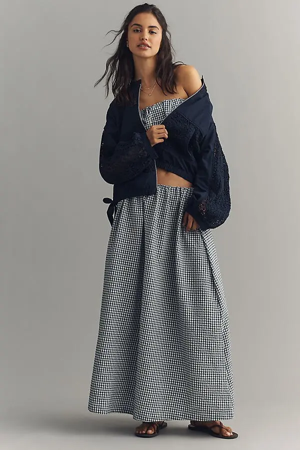Anthropologie Lace Bomber Jacket