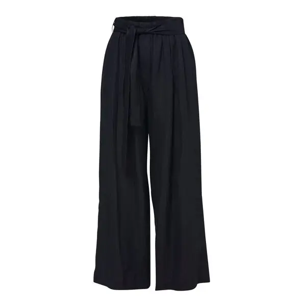 HELEN MCALINDEN Hepburn Linen Wide Leg Trousers