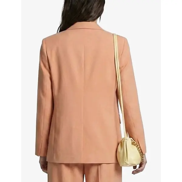 The Kooples Notch-lapel Blazer In Lyocell, Linen, And Cotton