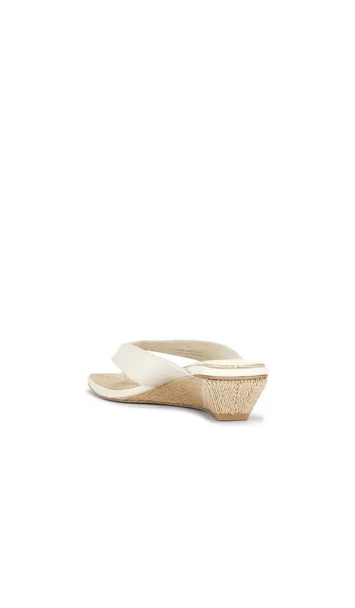 Rag & Bone Jo Thong Wedge Sandal - Cream