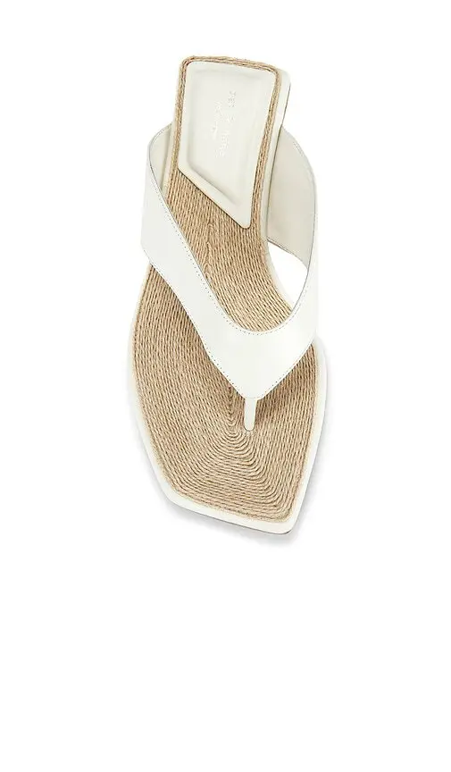 Rag & Bone Jo Thong Wedge Sandal - Cream