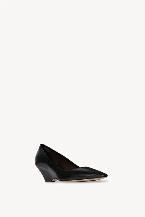 THE ROW Liisa Wedge Heel - Black
