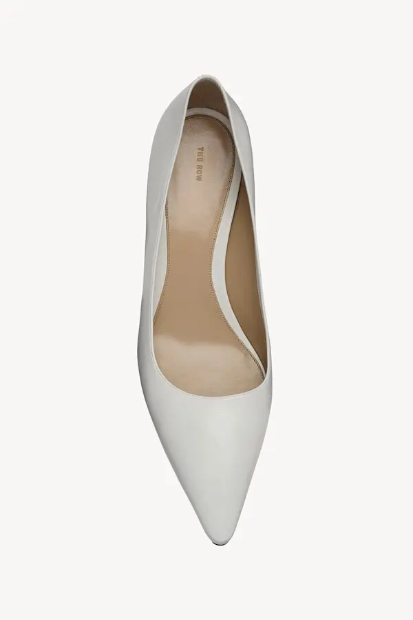 THE ROW Liisa Wedge Heel - Optic White
