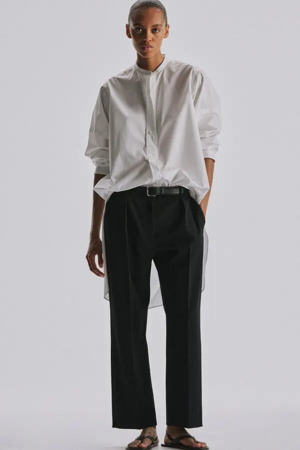 THE ROW Dario Wool Trousers