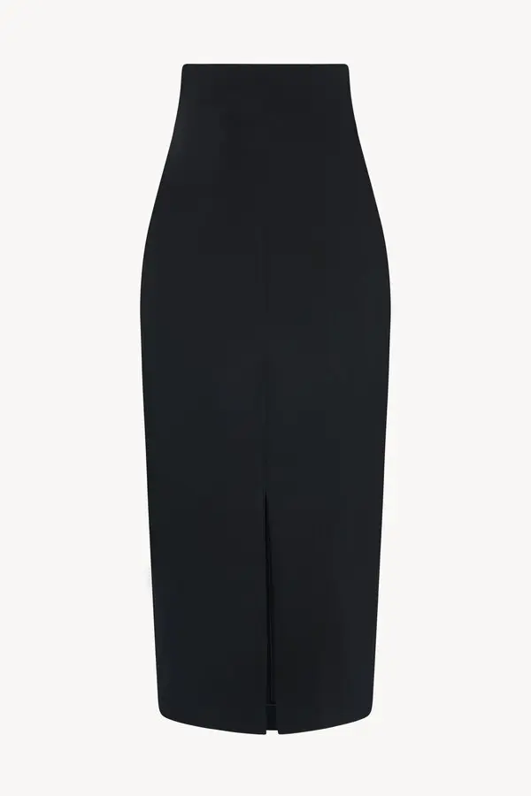 THE ROW Iphora Skirt Full Length Column Wool Skirt