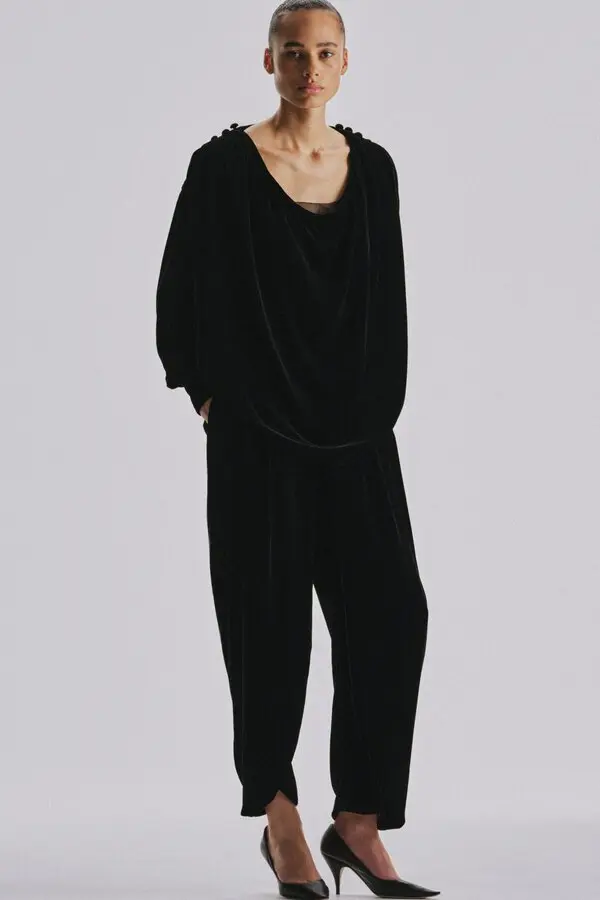 THE ROW Esteban Draped Boatneck Top
