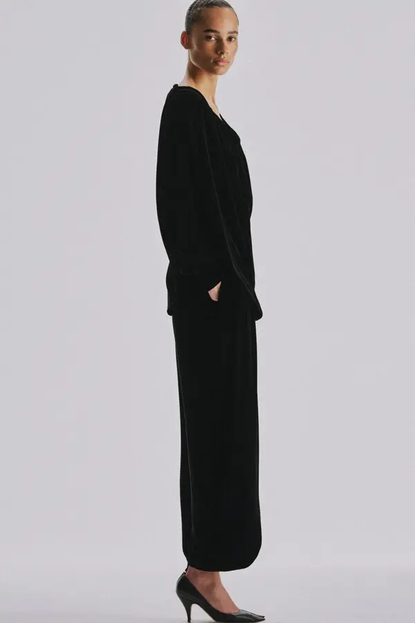 THE ROW Esteban Draped Boatneck Top