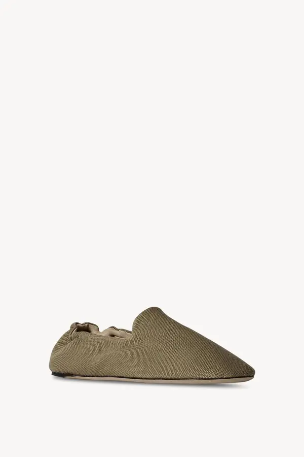 THE ROW Casa Slipper - Olive