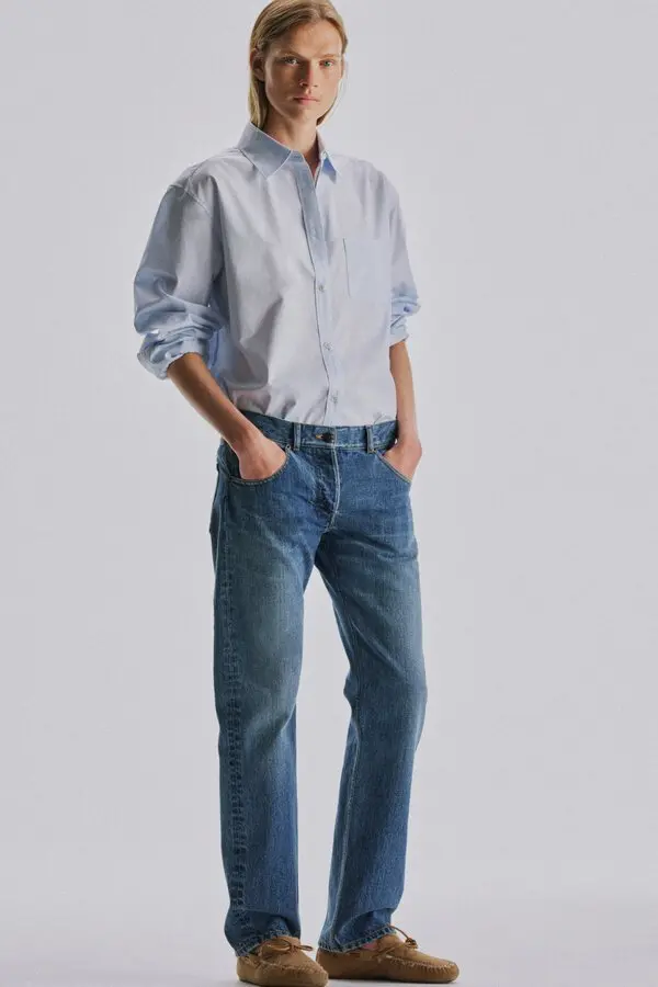 THE ROW Fima Jean - Medium Indigo