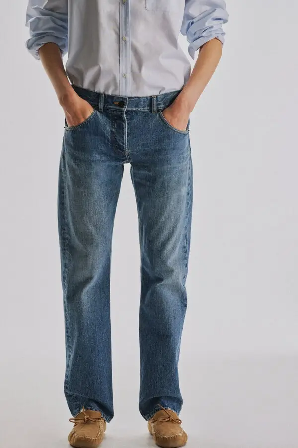 THE ROW Fima Jean - Medium Indigo