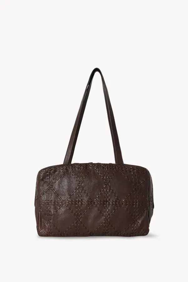 THE ROW Astra Bowling Bag In Glossy Nappa Leather
