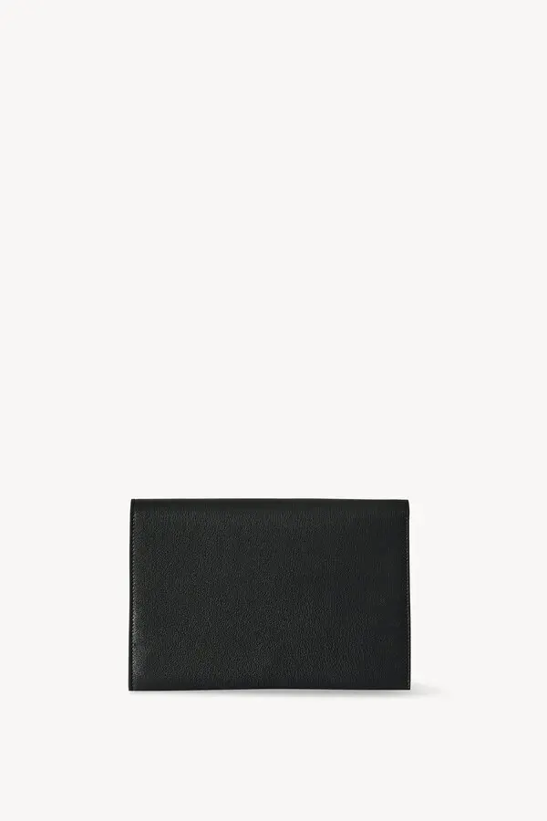 THE ROW Folded Clutch - Black