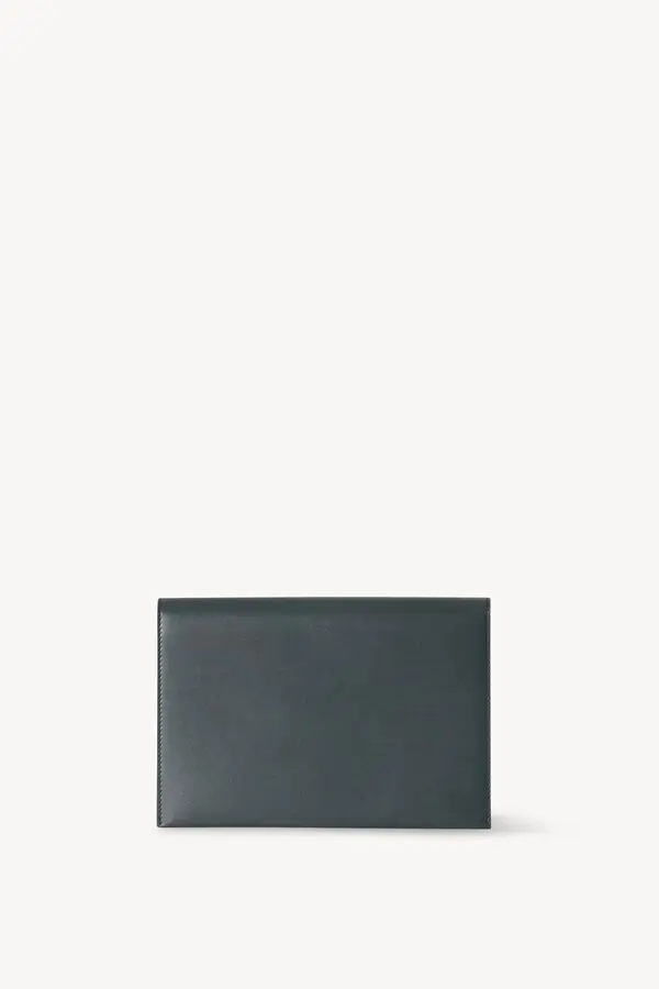 THE ROW Folded Clutch - Dark Pine