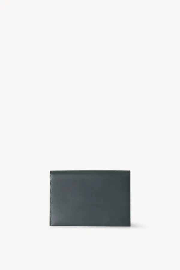 THE ROW Folded Clutch - Dark Pine