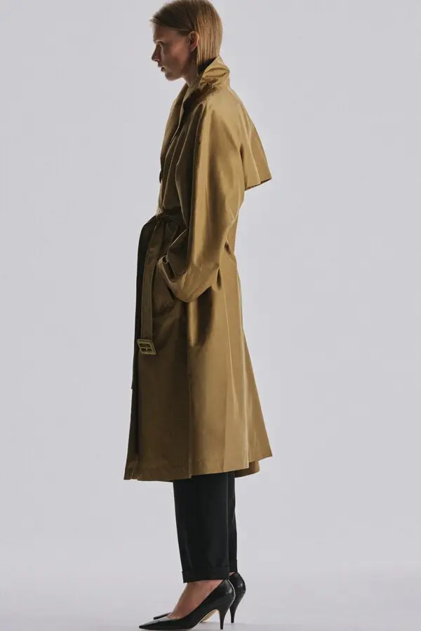 THE ROW Amapola Trench Coat - Sandy Buff