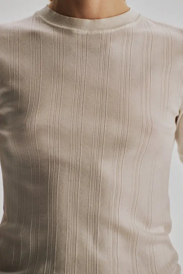 THE ROW Etina Short-sleeve Crewneck T-shirt - Ivory