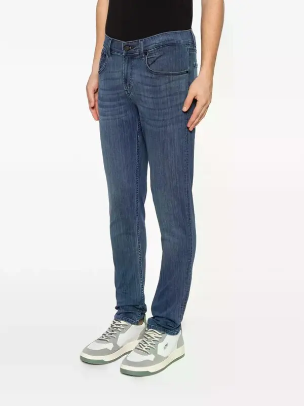 7 For All Mankind Slimmy Whiskered Slim-fit Jeans