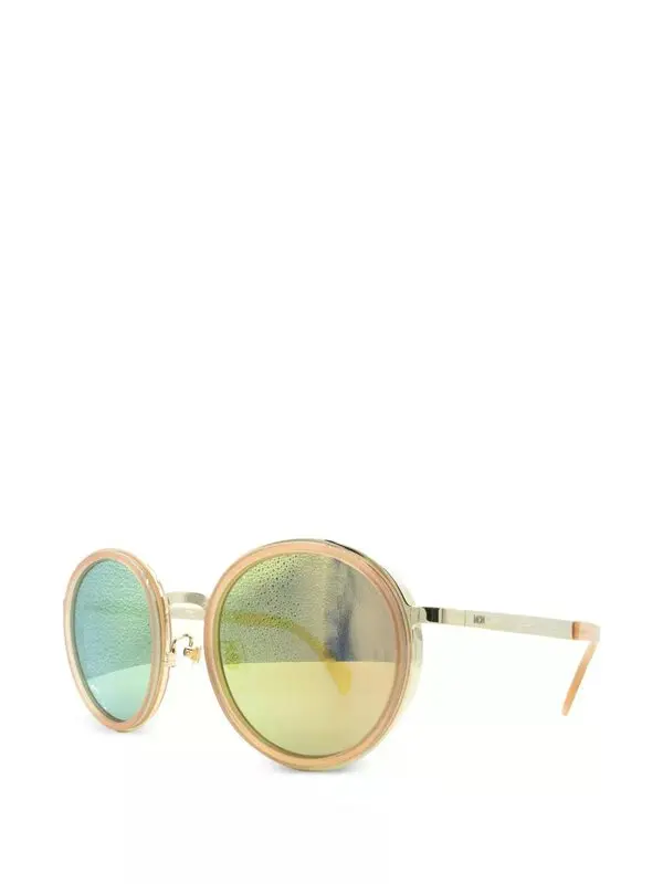 Mcm Round Frame Sunglasses - Gold