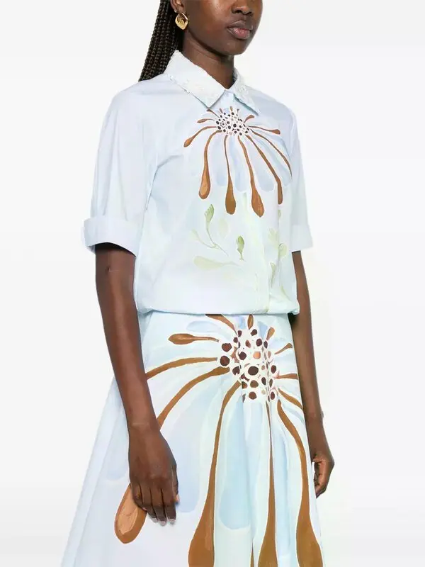 Dorothee Schumacher Embroidered Collar Shirt
