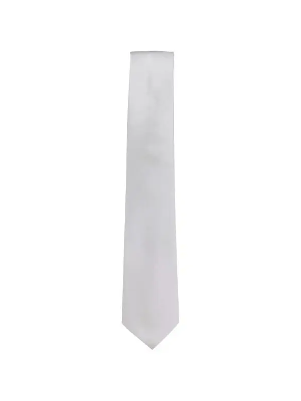 GIERRE MILANO Silk Tie - Silver