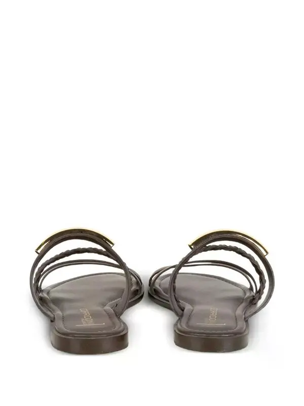 SPAZIO CORRIDONI 1 Braided Metal-detail Sandals