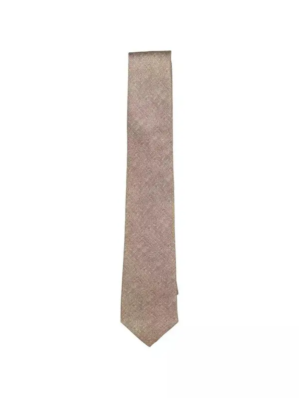 GIERRE MILANO Silk Neck Tie - Brown