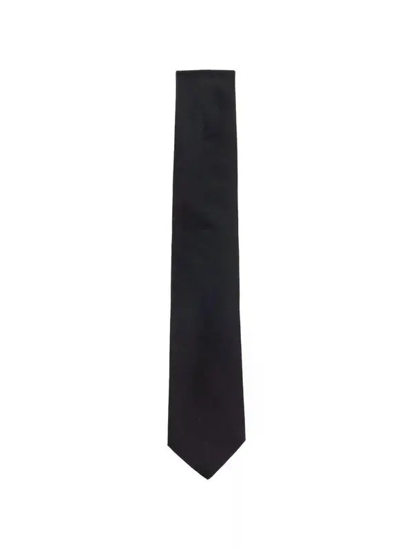 GIERRE MILANO Silk Neck Tie - Black