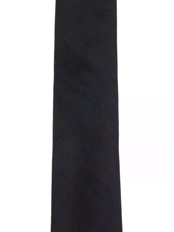 GIERRE MILANO Silk Neck Tie - Black